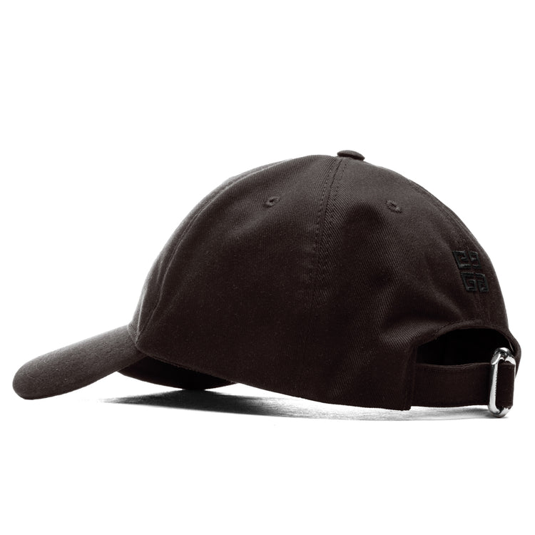 Curved Cap With Embroidered Logo - Chocolate – Feature