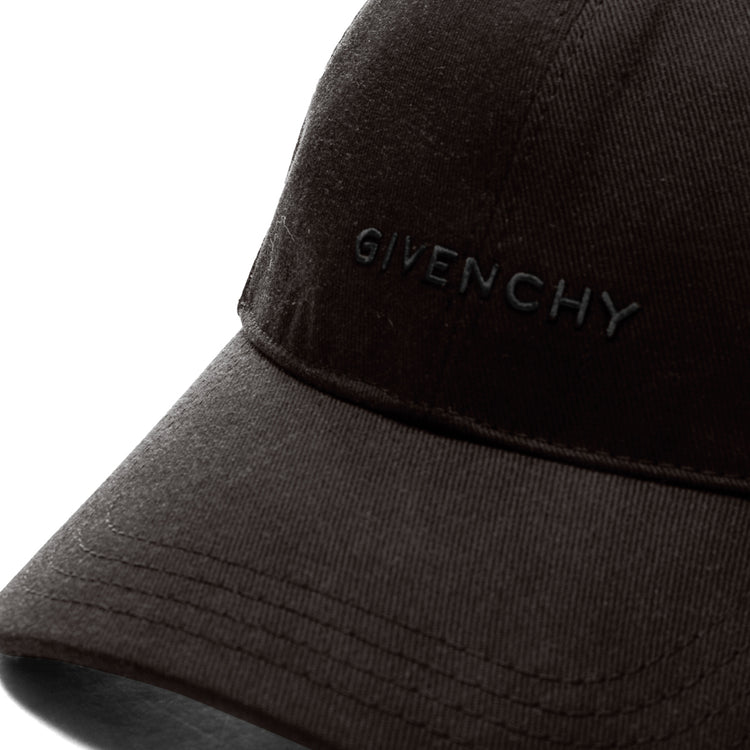 Curved Cap With Embroidered Logo - Chocolate – Feature