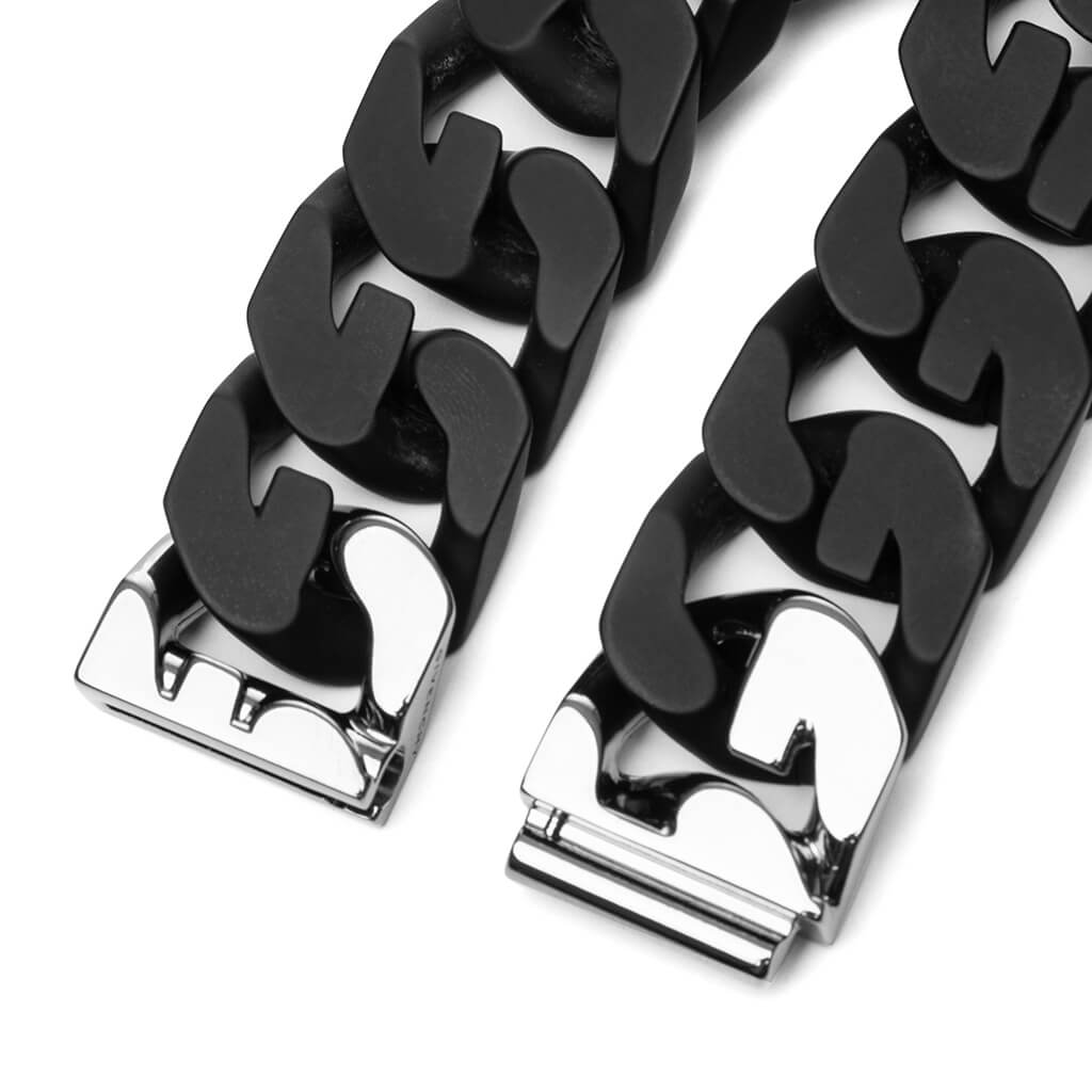 G Chain Medium Bracelet - Black – Feature