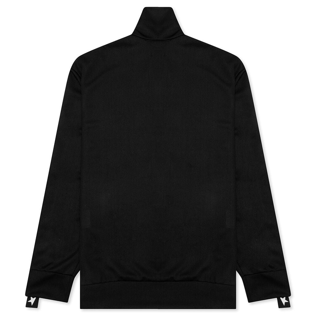 Star Zipped Track Jacket - Black/White – Feature
