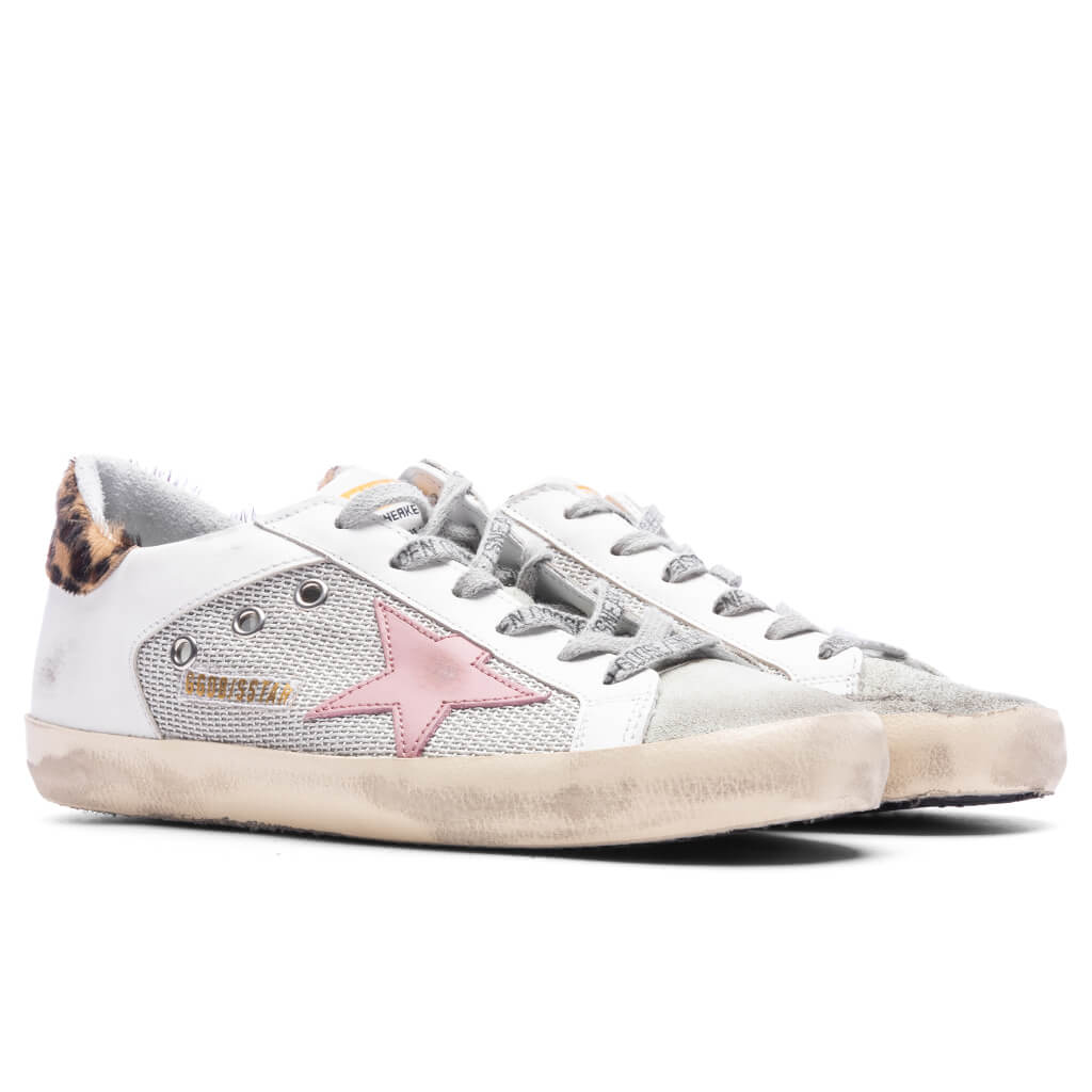 Women's Super-Star - Light Silver/Beige/Black Leopard – Feature