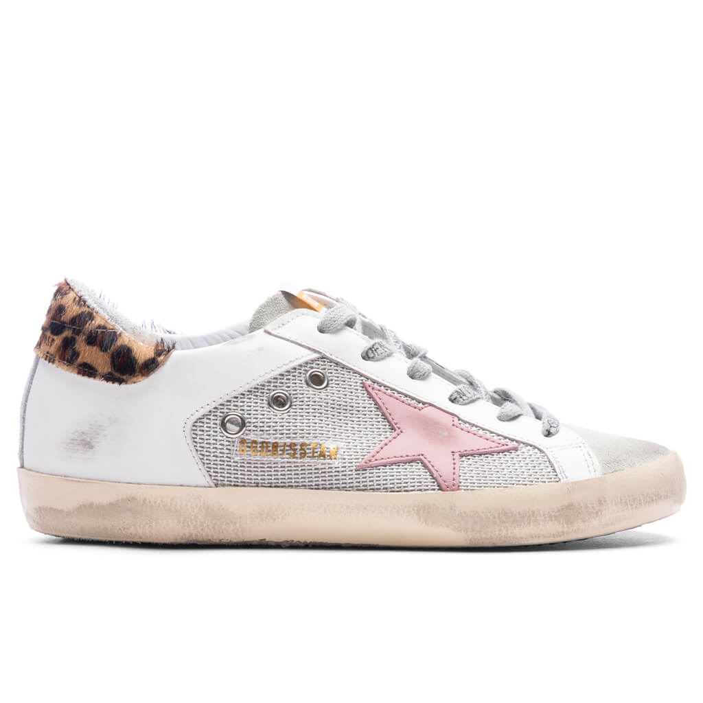 Women's Super-Star - Light Silver/Beige/Black Leopard – Feature