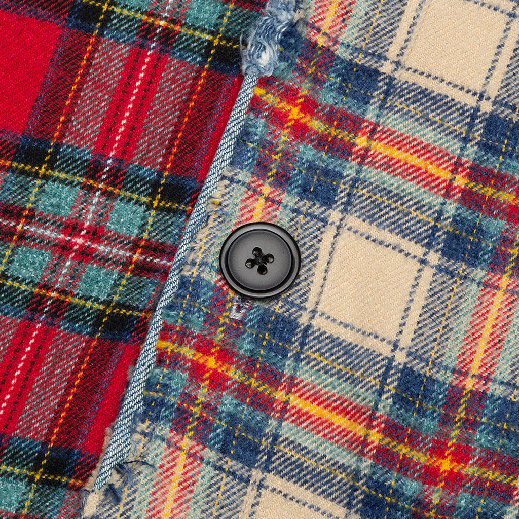 Denim Edged Boxy Studio - Red – Feature