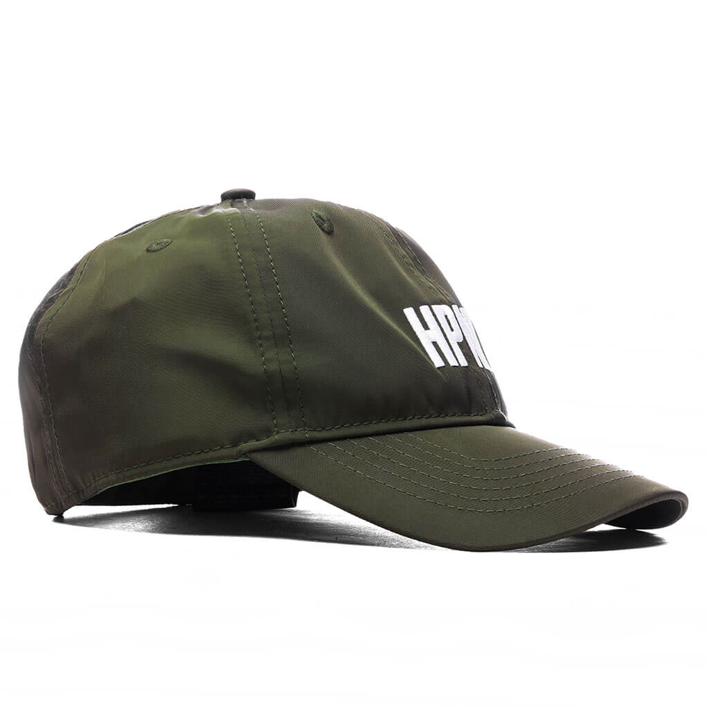 EMB Nylon Cap - Dark Olive – Feature