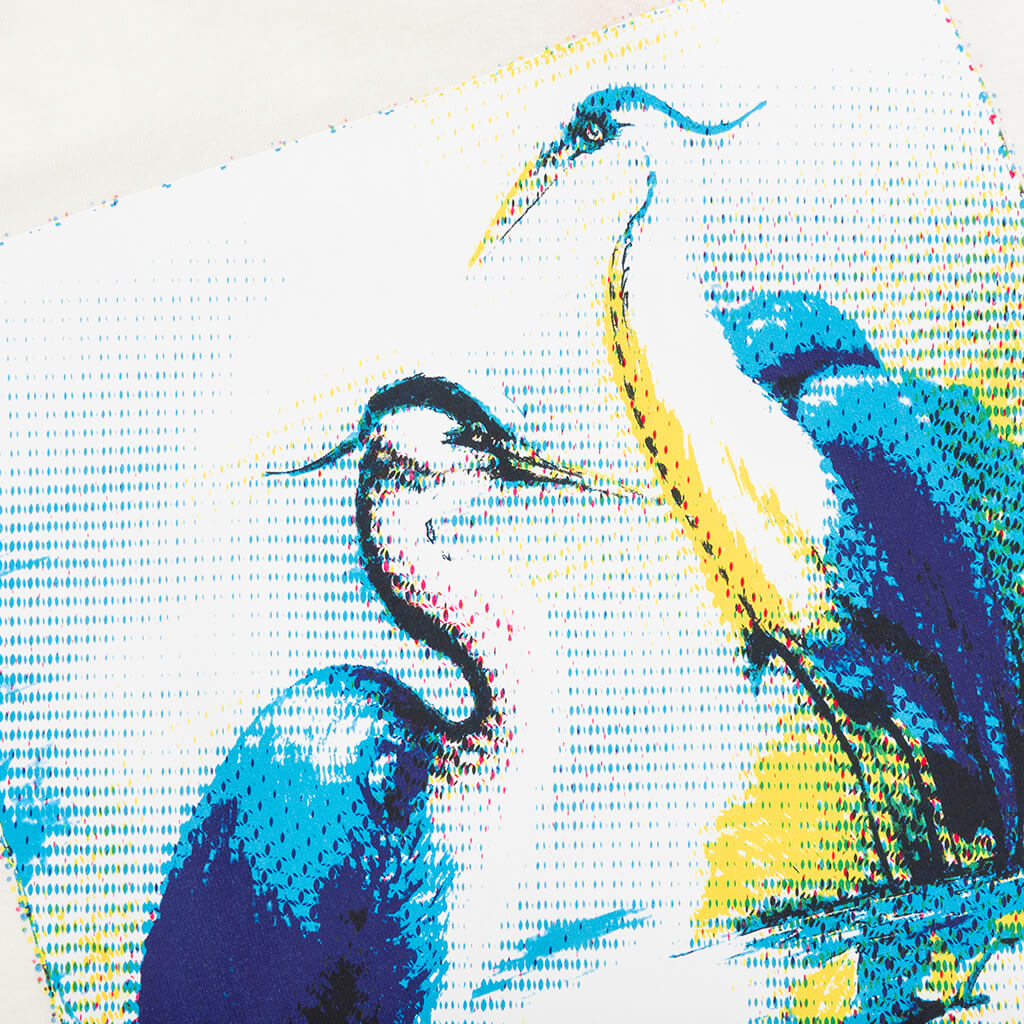 Halftone S/S Tee - White/Navy – Feature