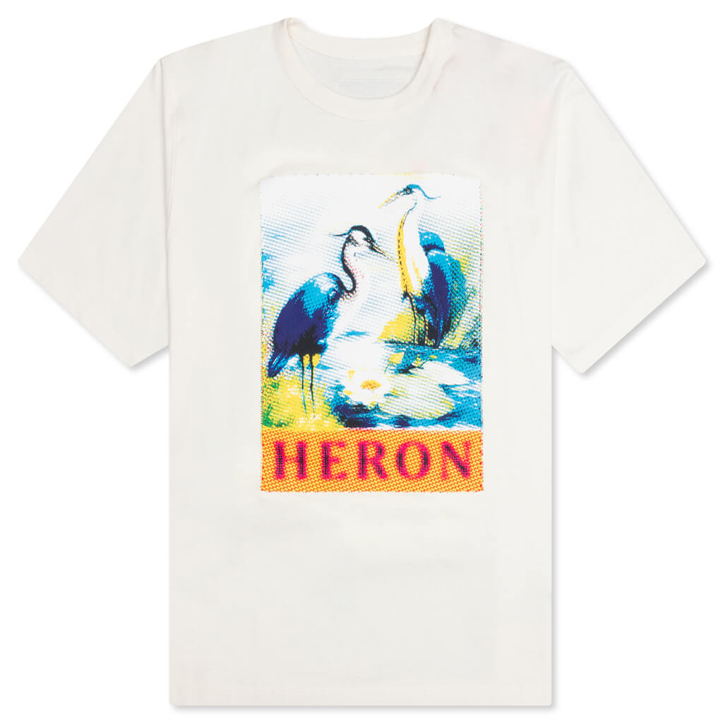 Halftone S/S Tee - White/Navy – Feature