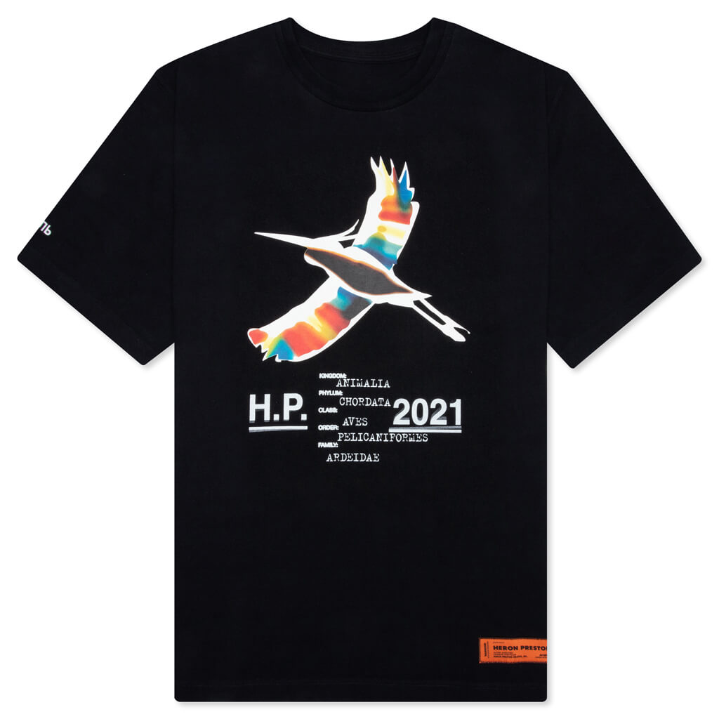 Heron Rainbow S/S Tee - Black/White – Feature