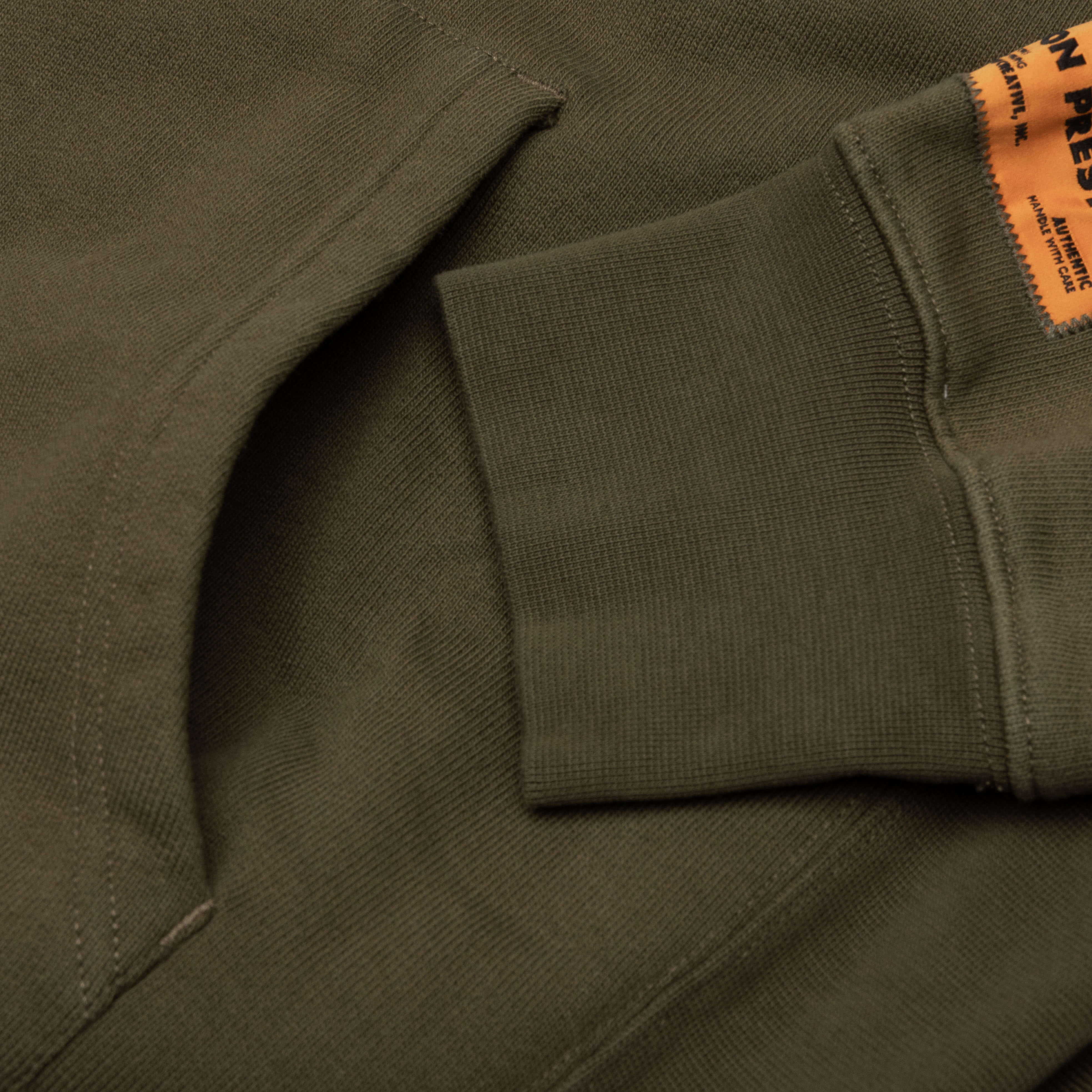 Preston Racing Hoodie - Dark Olive – Feature