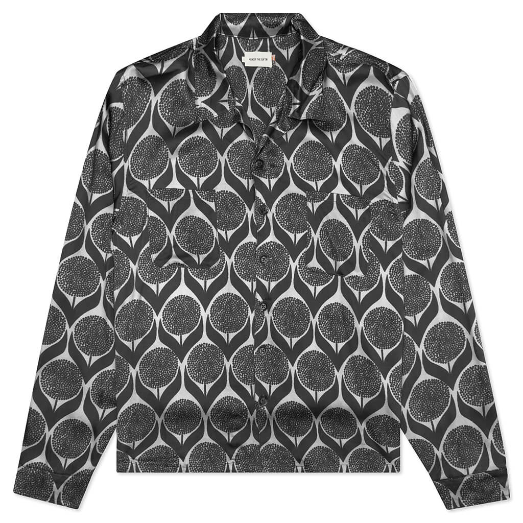 Honor The Gift Floral L/S Button-Up - Black – Feature