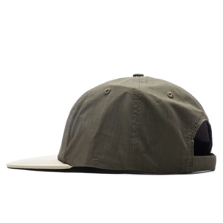 5 Panel Rip-Stop Cap - Olive Drab – Feature