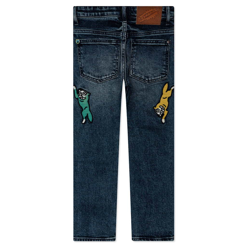 Kids Scoops Jean - Light Blue Denim – Feature
