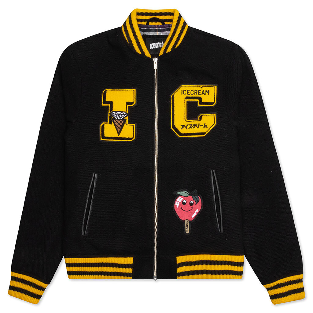Varsity Jacket - Black – Feature