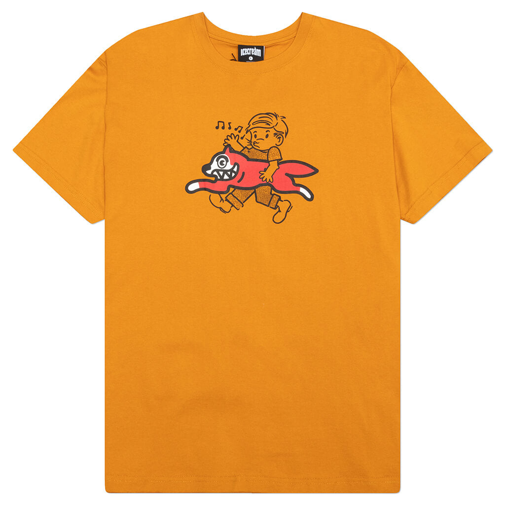 Whistle S/S Tee - Inca Gold – Feature