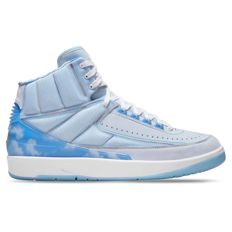 J Balvin x Air Jordan 2 - Celestine Blue/White-Multi-Color – Feature