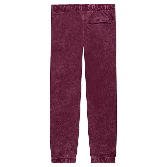 Essential Statement Fleece Pants - Cherrywood Red – Feature