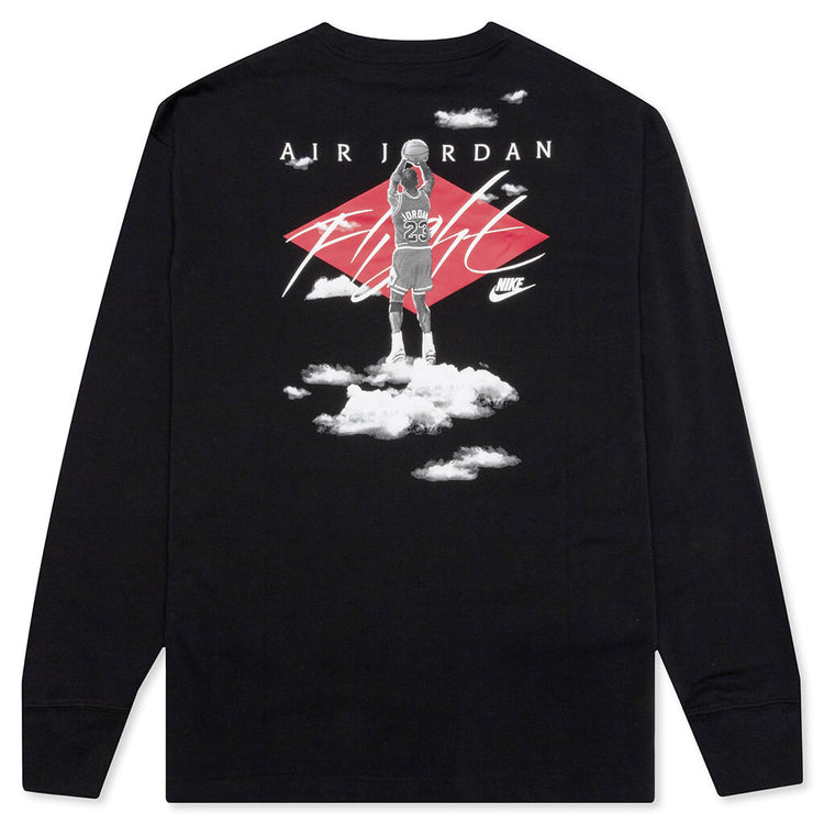 Flight Essentials '85 L/S T-Shirt - Black/White – Feature