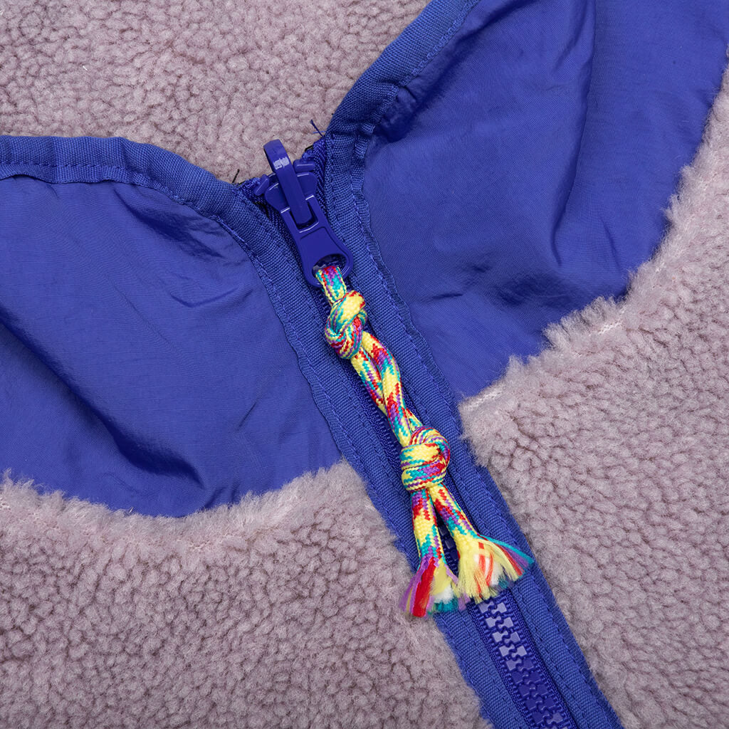 Jungles Fuzzy Vest - Brown/Blue – Feature