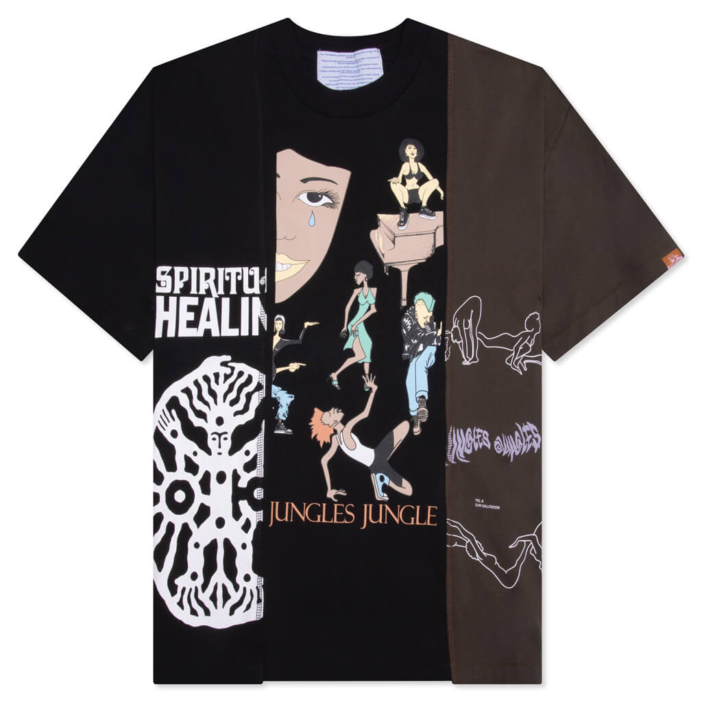 Spiritual Healing Tee - Black/Brown – Feature