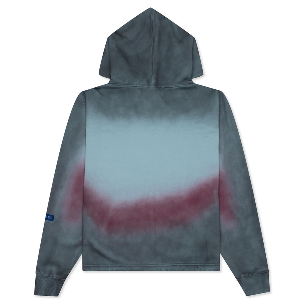 Spray Dyed Hoodie - Blue/Rose – Feature