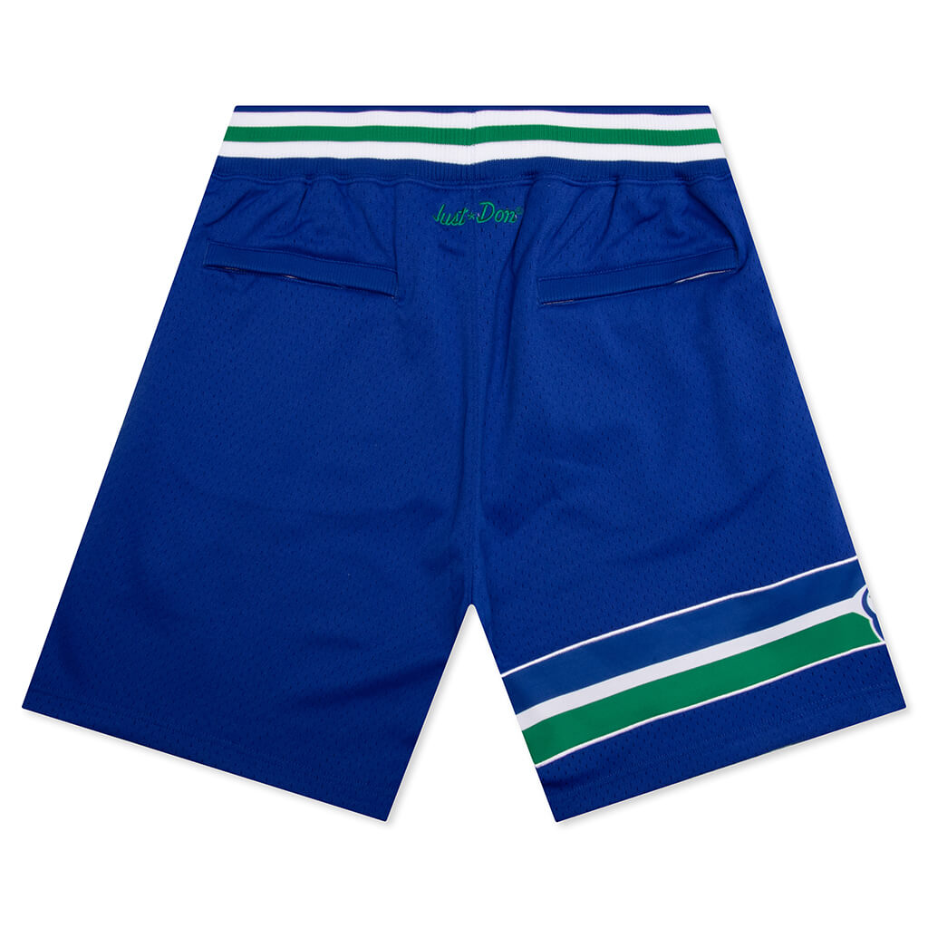 NFL Throwback Seahawks Shorts - Royal Blue – Feature