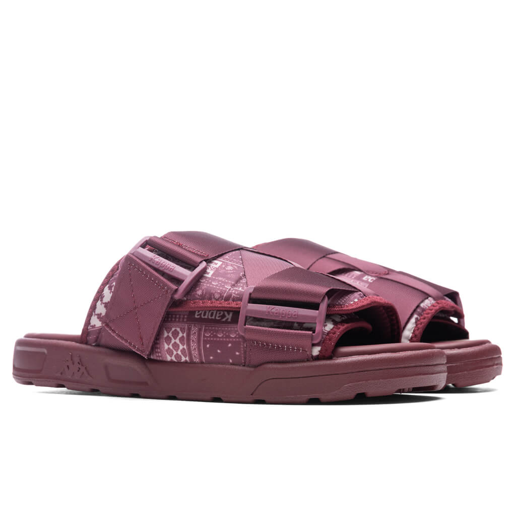 Authentic Nuuk 1 Sandals - Burgundy/Light Beige – Feature