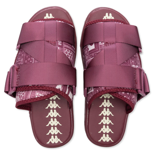 Authentic Nuuk 1 Sandals - Burgundy/Light Beige – Feature