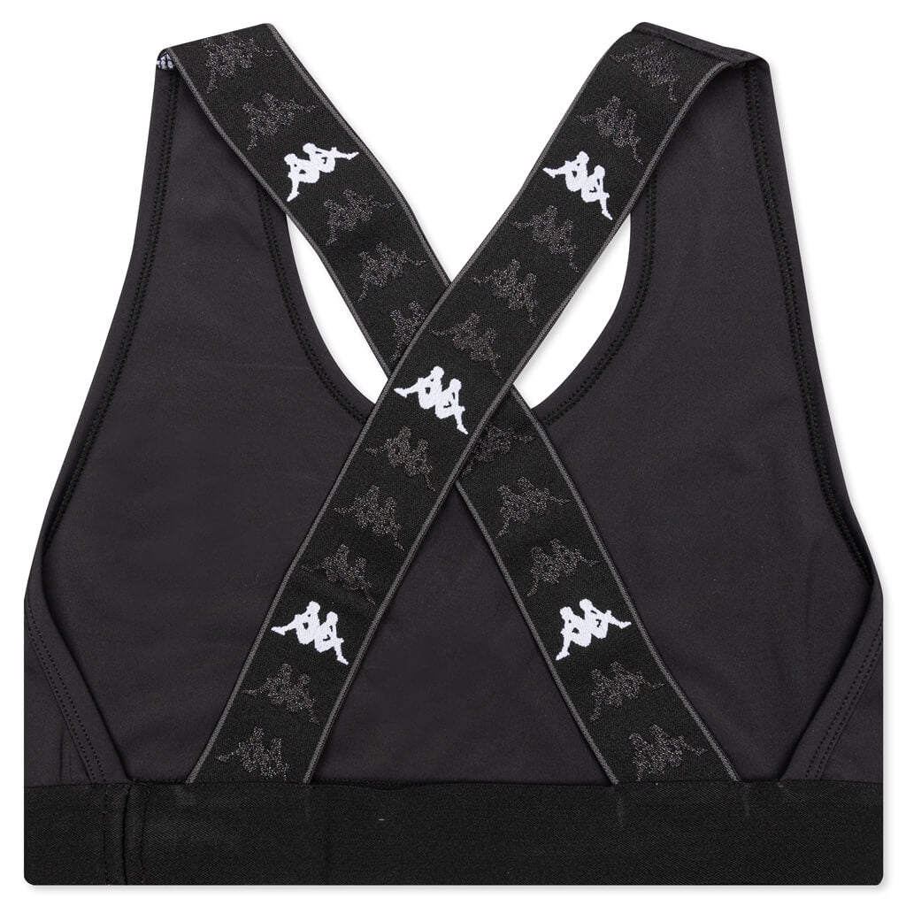 Women's 222 Banda Camylna Sports Bra - Black/White – Feature