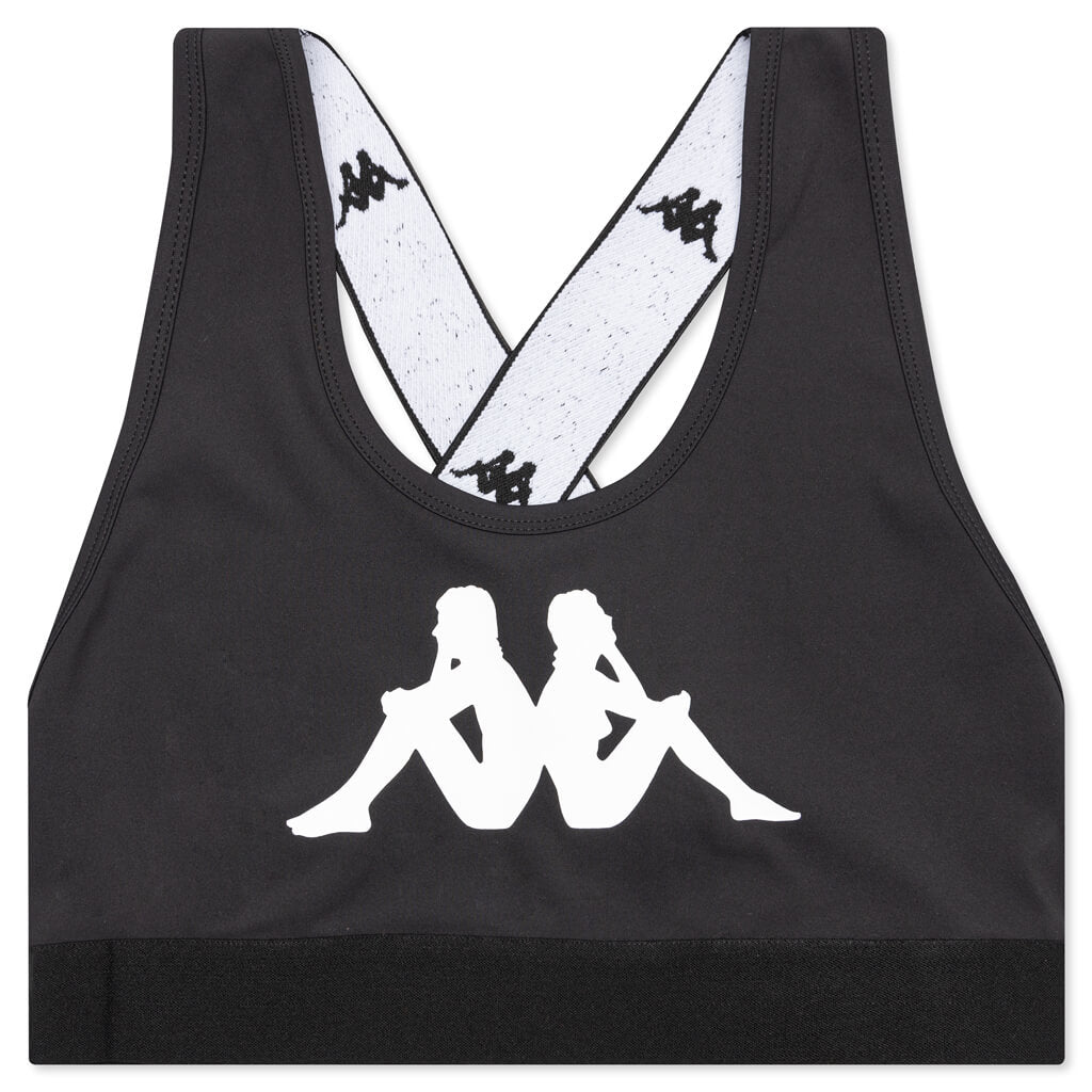 Women's 222 Banda Camylna Sports Bra - Black/White – Feature