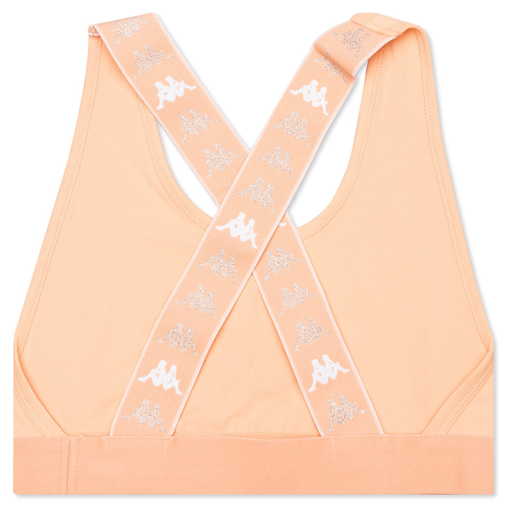 Women's 222 Banda Camylna Sports Bra - Peach/Pink Blush – Feature