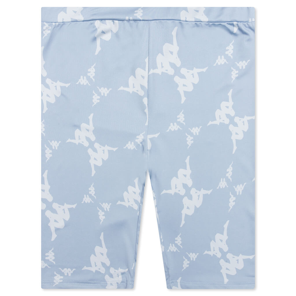 Women's Authentic Malin Bike Shorts - Baby Blue/White – Feature