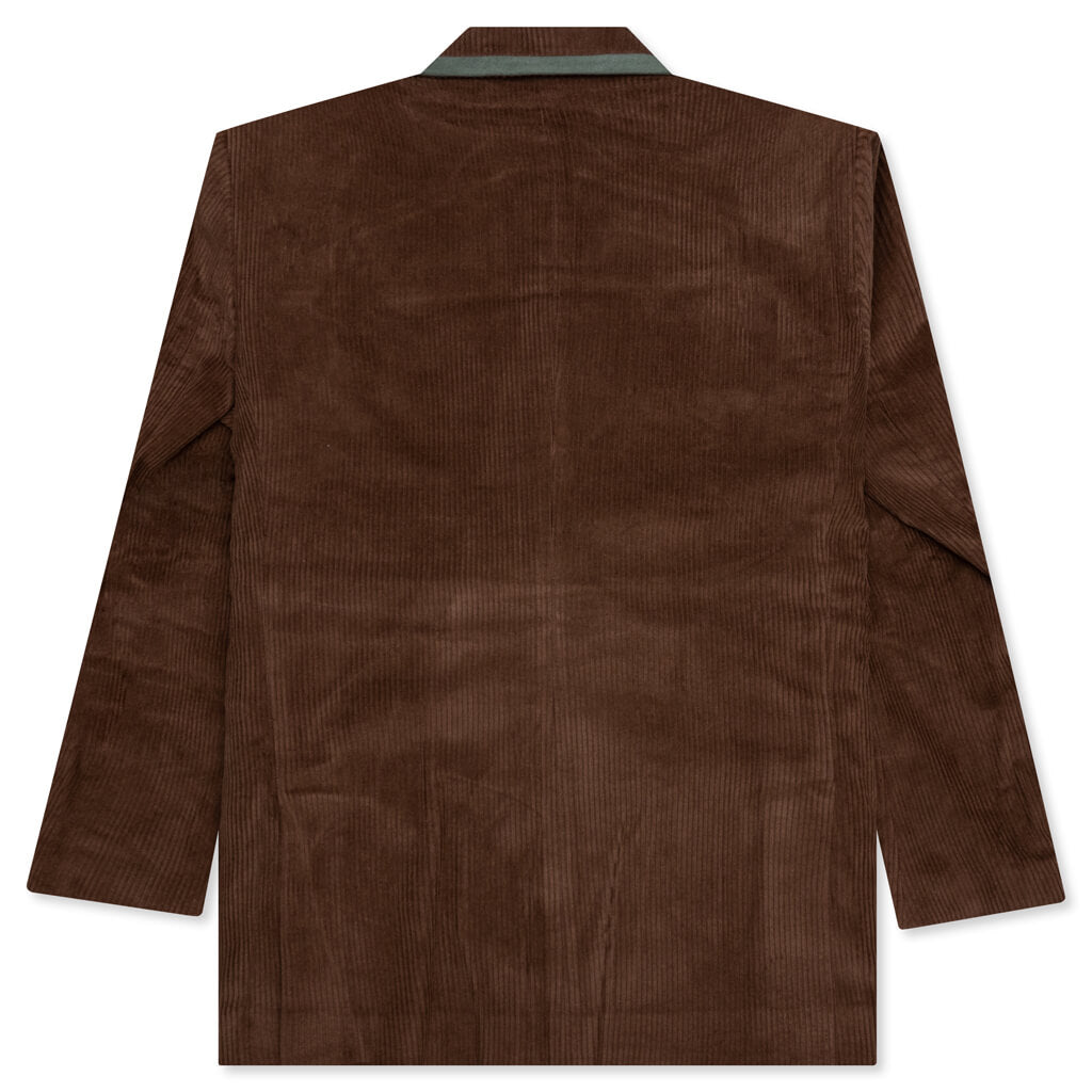 Chess not Checkers Cord Top - Brown – Feature