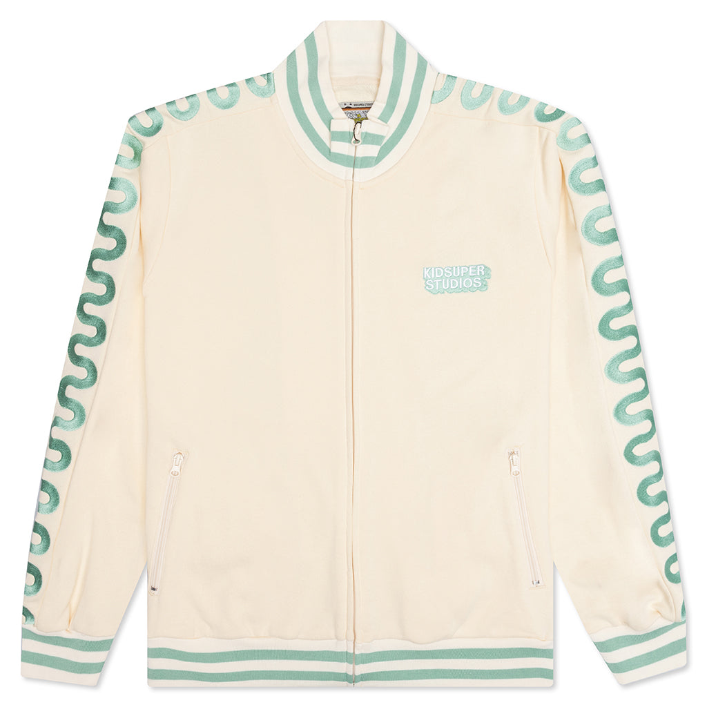 Simple Tracksuit Top - Beige – Feature