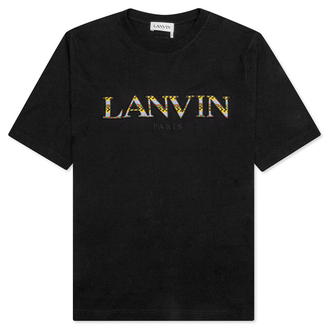 Curb Embroidered T-Shirt - Black – Feature