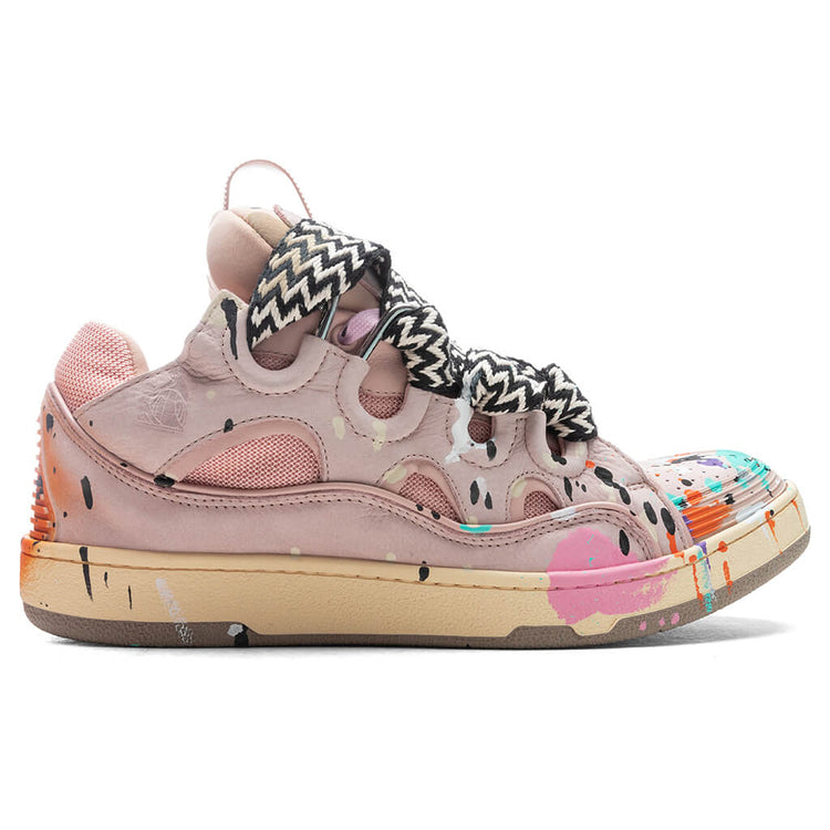Lanvin x Gallery Dept. II Curb Sneakers - Pale Pink/Multicolor – Feature