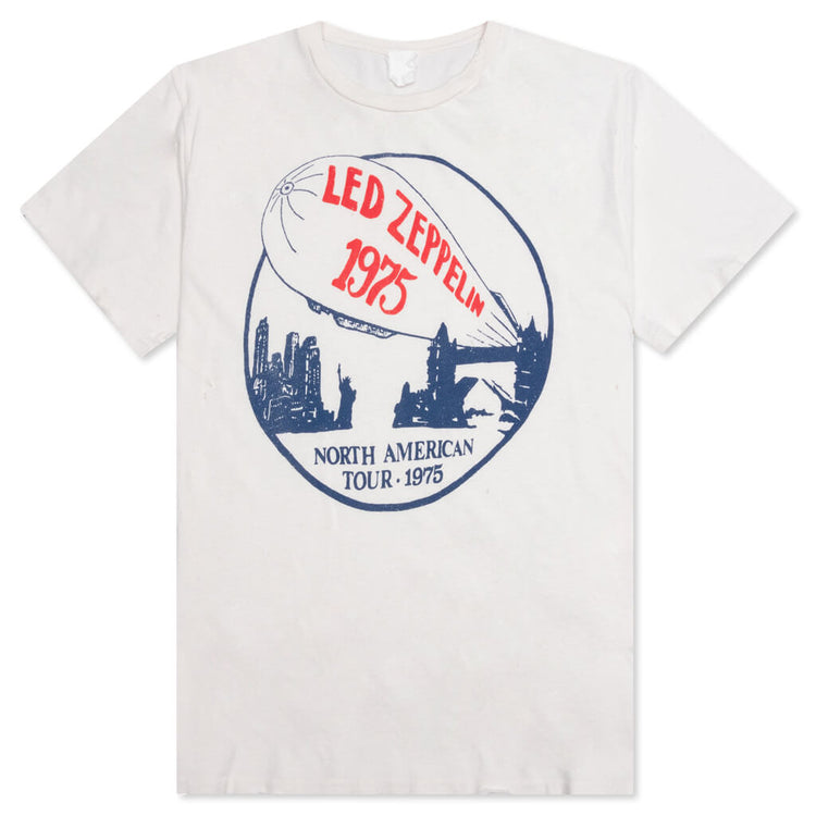 Led Zeppelin '75 Tour Tee - Vintage White – Feature