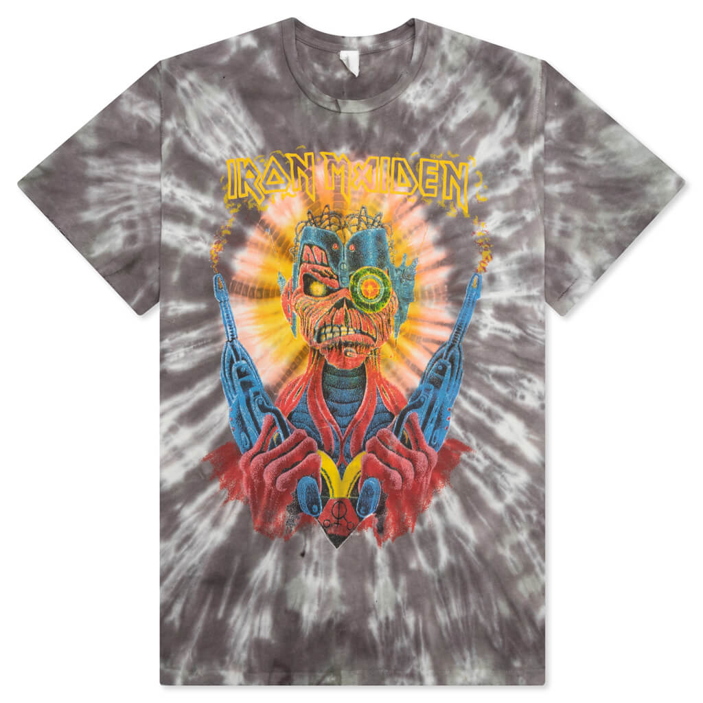 Mens Iron Maiden Tee - Smoke Tie Dye – Feature