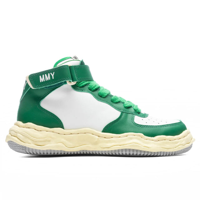 Wayne Vintage Color Sole Leather High - Green/White – Feature