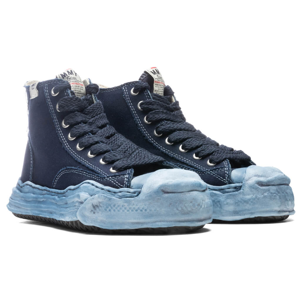 Hank High OG Sole Over Dyed Canvas Sneaker - Navy – Feature