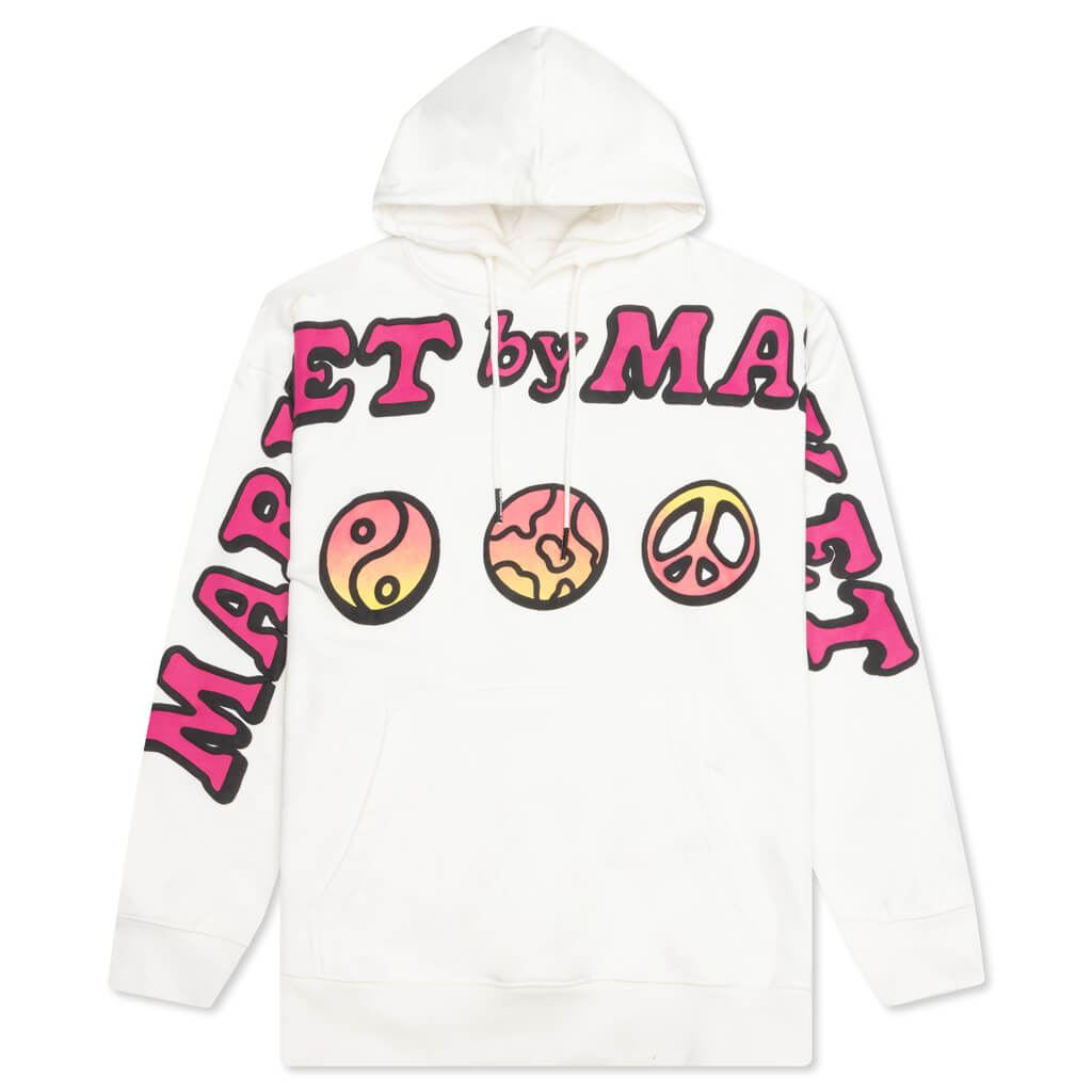 Cali Lock Peace Hoodie - Cream – Feature