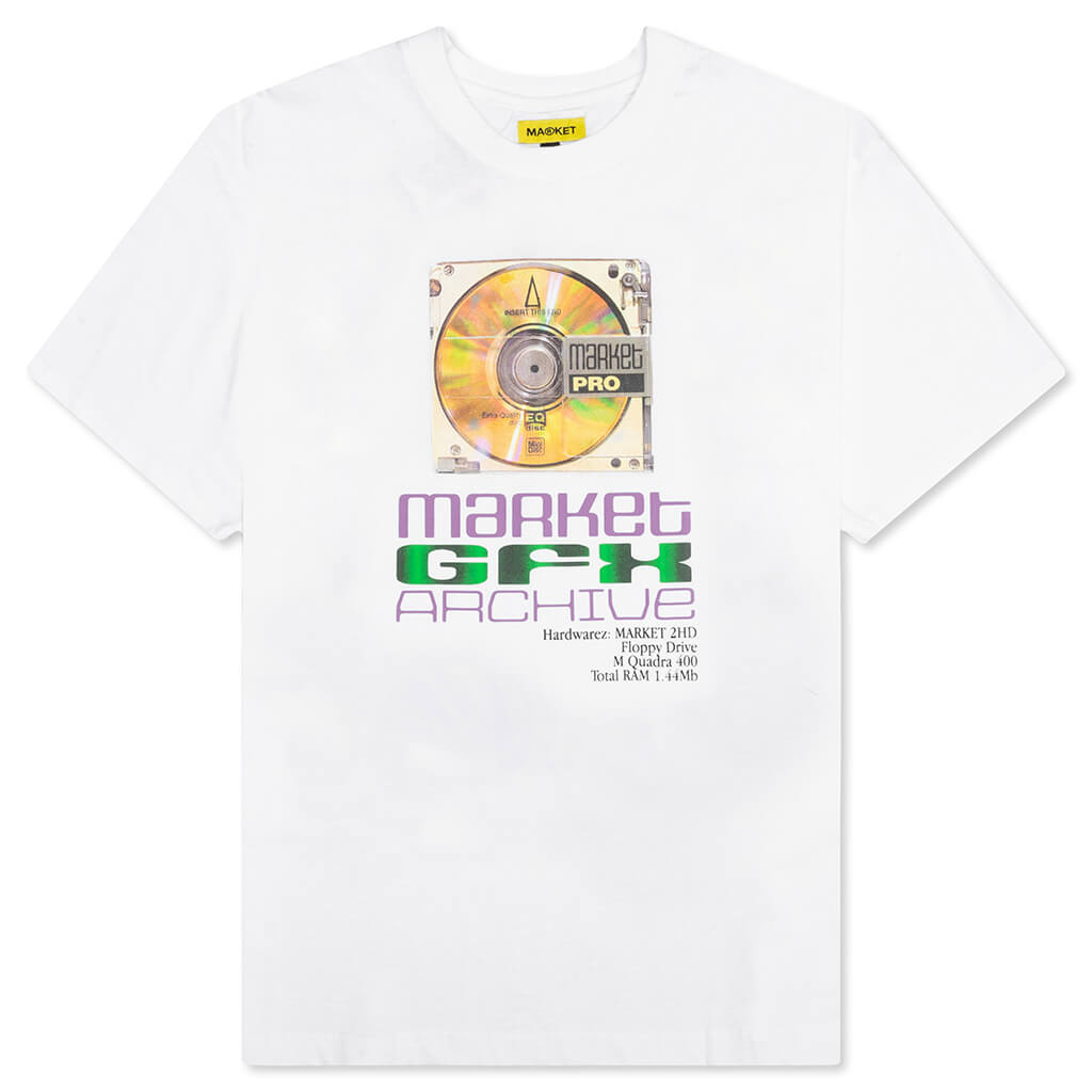 GFX 아카이브 티셔츠 - 화이트 – Feature