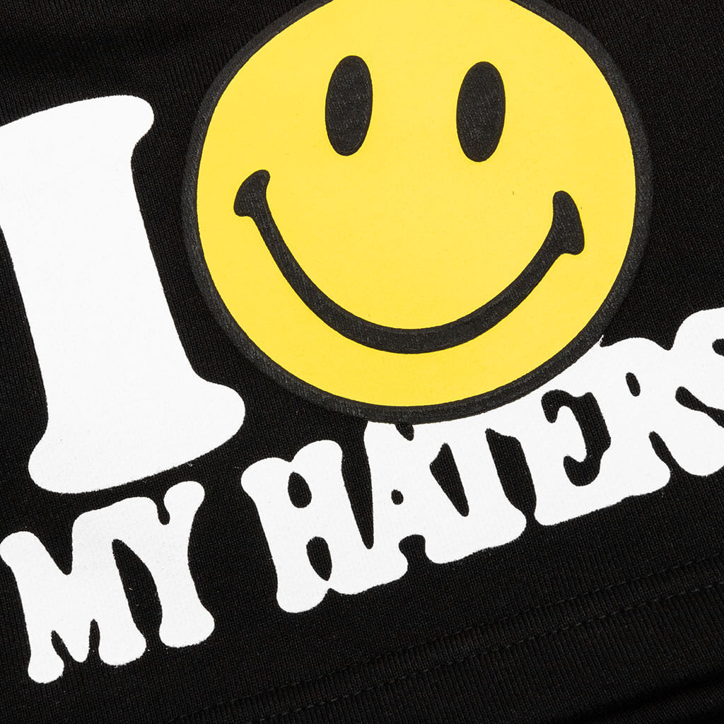 Smiley Haters Sweatshorts - Black – Feature