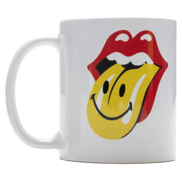 Smiley Rolling Stones Tongue Mug - White – Feature
