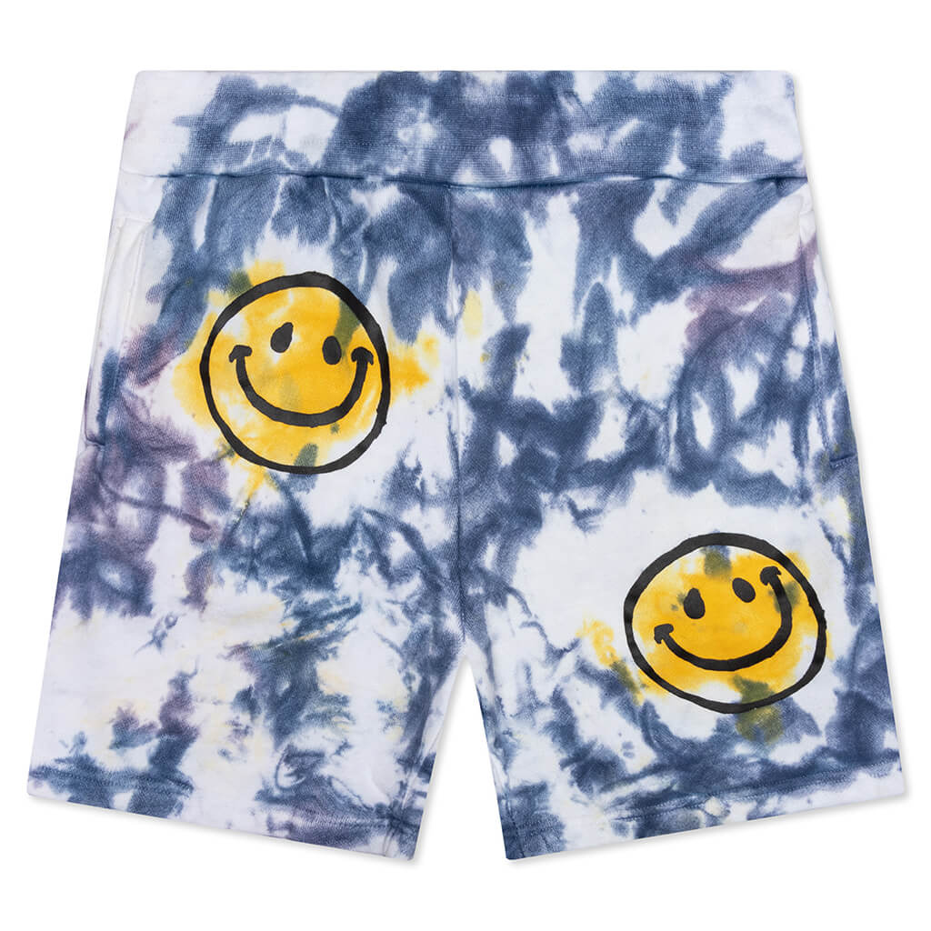 Smiley Sun Dye 스포츠 팬츠 - 옐로우/블루 – Feature