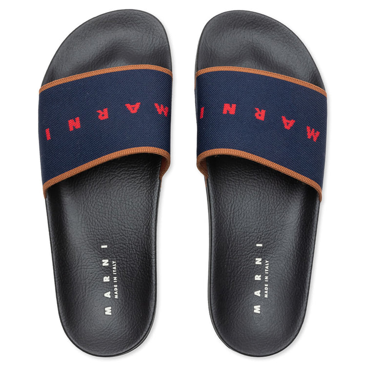 Sandal - Blue Marine/Maroon Red – Feature