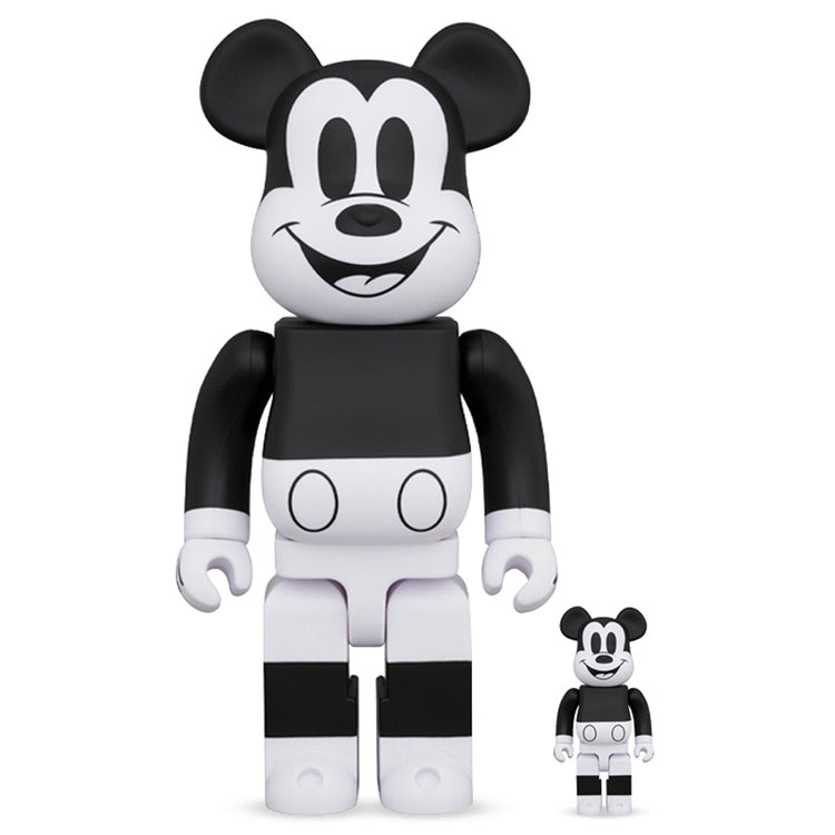 Mickey Mouse B&W 2020 Version 100% & 400% BE@RBRICK Set – Feature