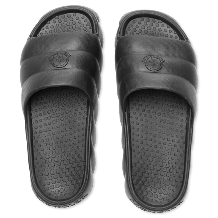 Lilo Slides Shoes - Black/Black – Feature