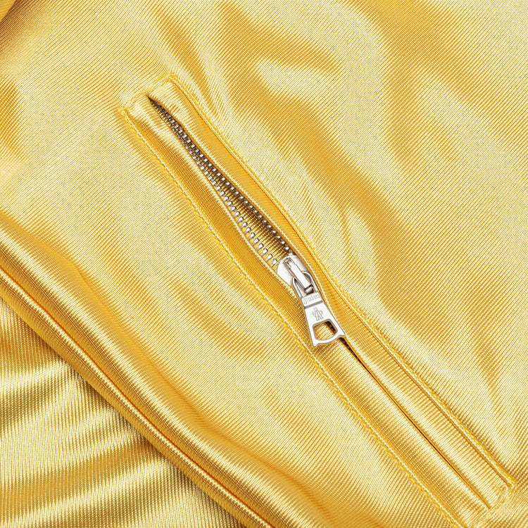 Moncler Genius x Palm Angels Shiny Zip-Up Sweatshirt - Yellow – Feature