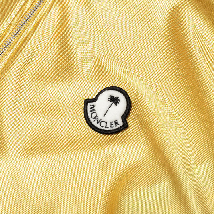 Moncler Genius x Palm Angels Shiny Zip-Up Sweatshirt - Yellow – Feature