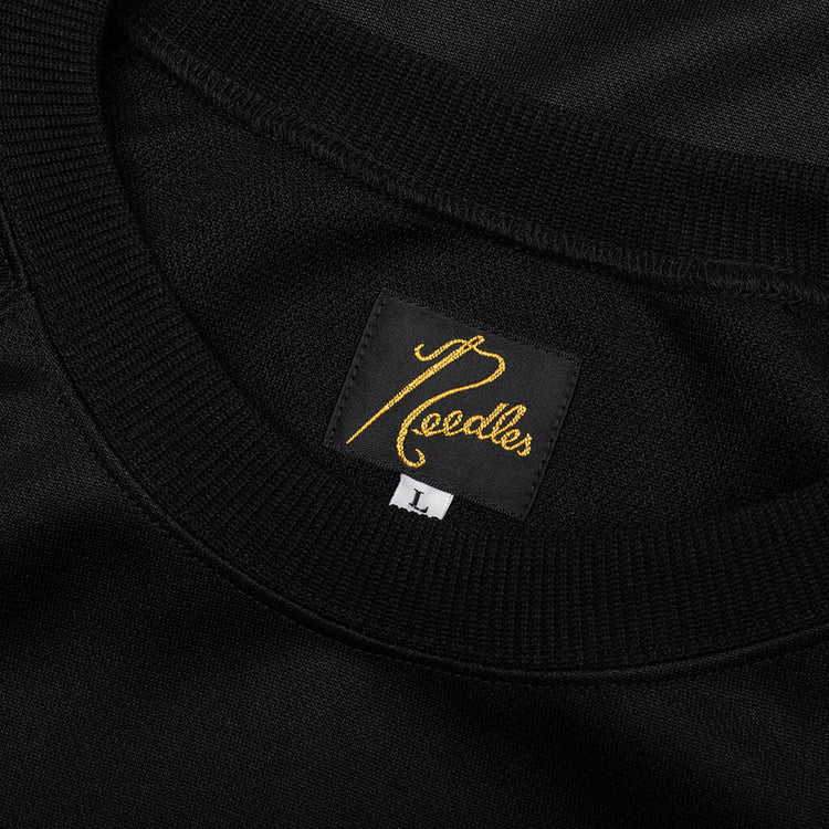 Poly Smooth Track Crew Neck Shirt - Black – Feature