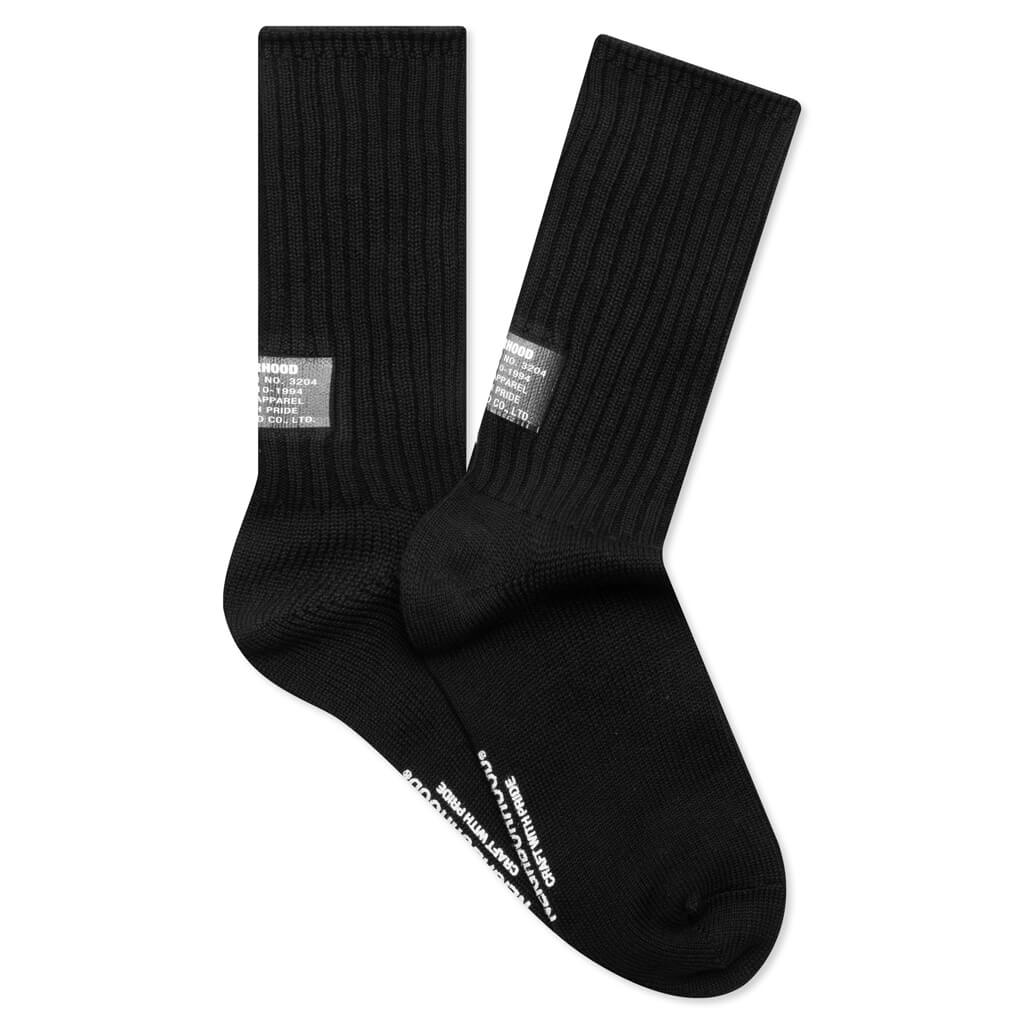 Rib Socks - Black – Feature
